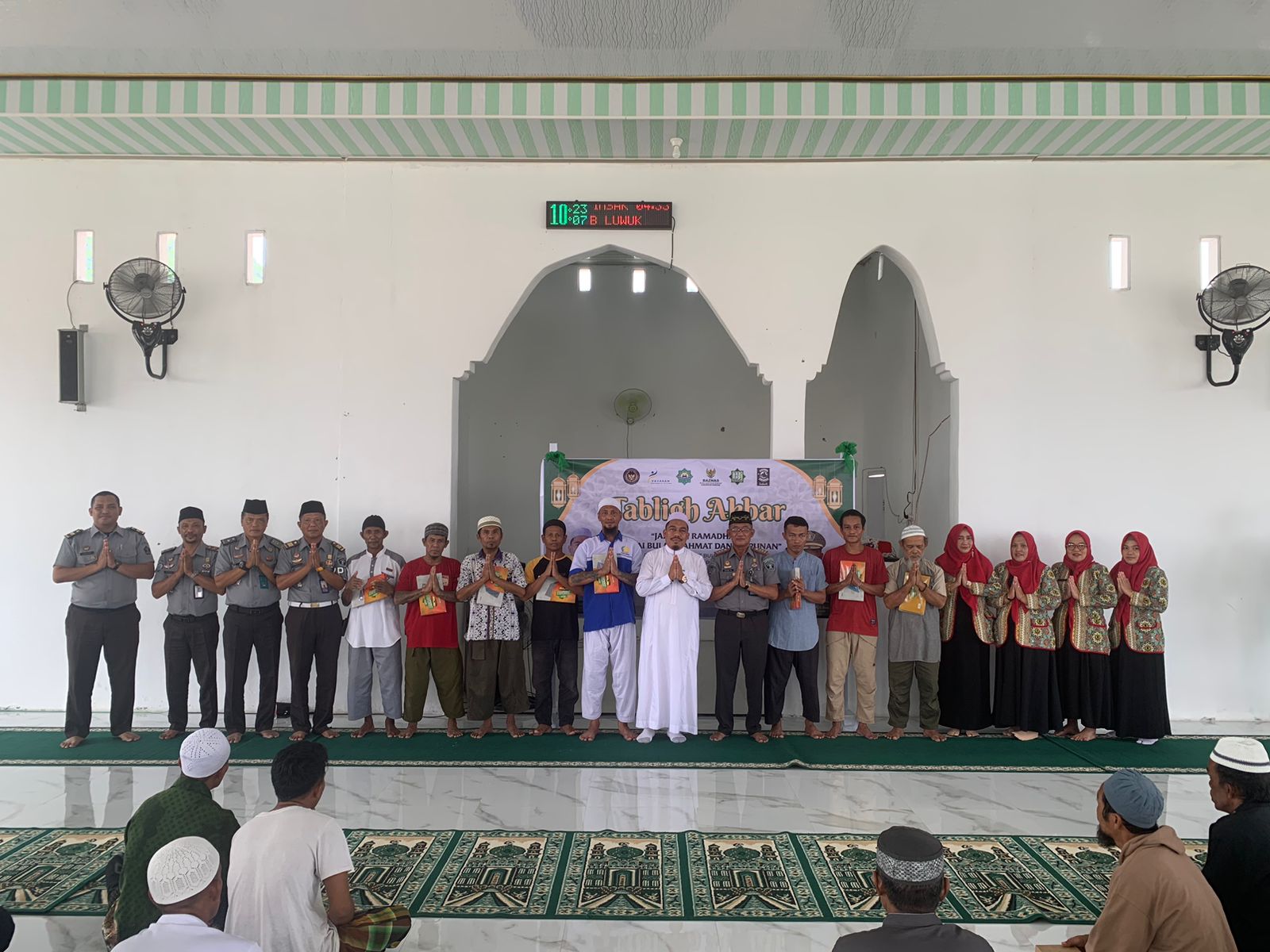Lapas Kelas II B Luwuk Gelar Tabligh Akbar, WBP Diajak Raih Berkah Ramadhan - Kabar Banggai